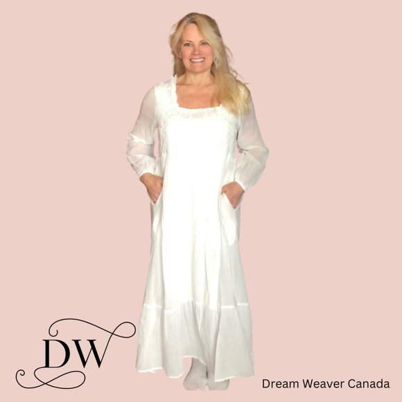 April Cornell | Intimates & Sleepwear | Penelope Nighty Soft White ...